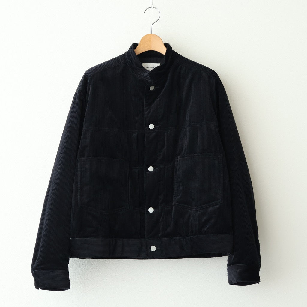 PUFFED MANDARIN COLLAR WORK JACKET #BLACK [A25C13BL01C] – Diffusion